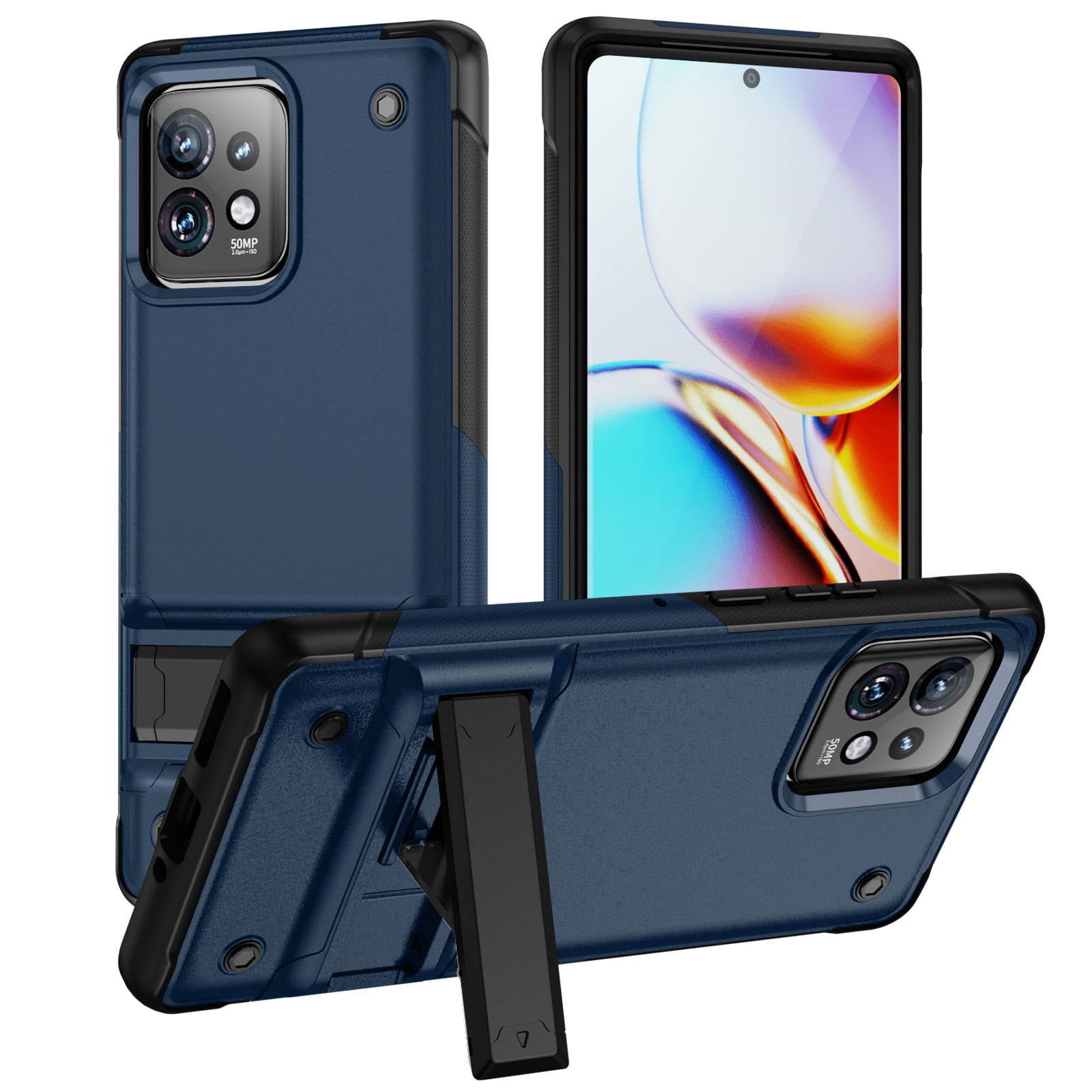 TECH CIRCLE For Moto Edge+ 2023 Protective Case Cover,Built-in ...