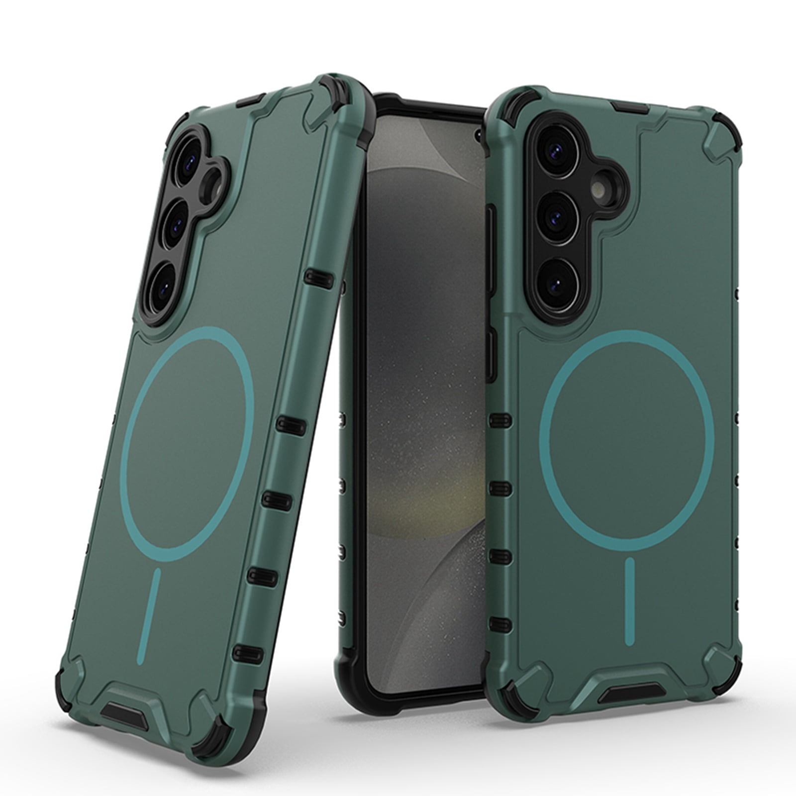 TECH CIRCLE for Samsung Galaxy A56 5G PC+TPU Hybrid Armor Case Heat ...