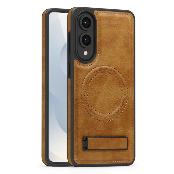 TECH CIRCLE for Samsung Galaxy S25 Edge PU Leather Magnetic Case ...