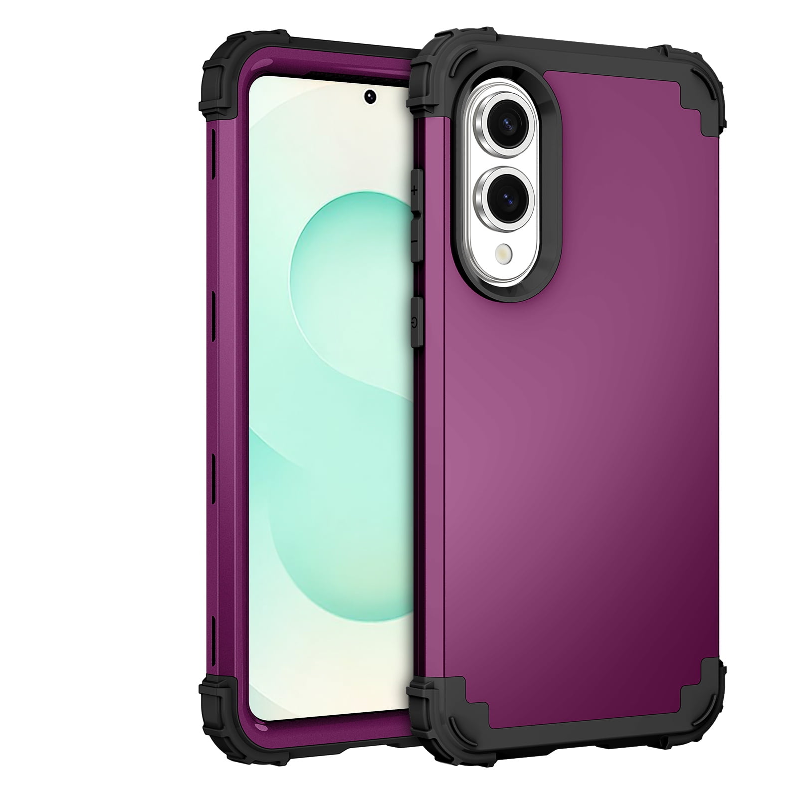 TECH CIRCLE for Samsung Galaxy S25 Edge Slim Soft Rubber Armor Case ...