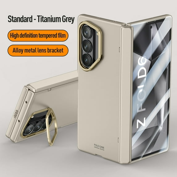 TECH CIRCLE for Samsung Galaxy Z Fold 6 Case, Hidden Kickstand Wireless ...