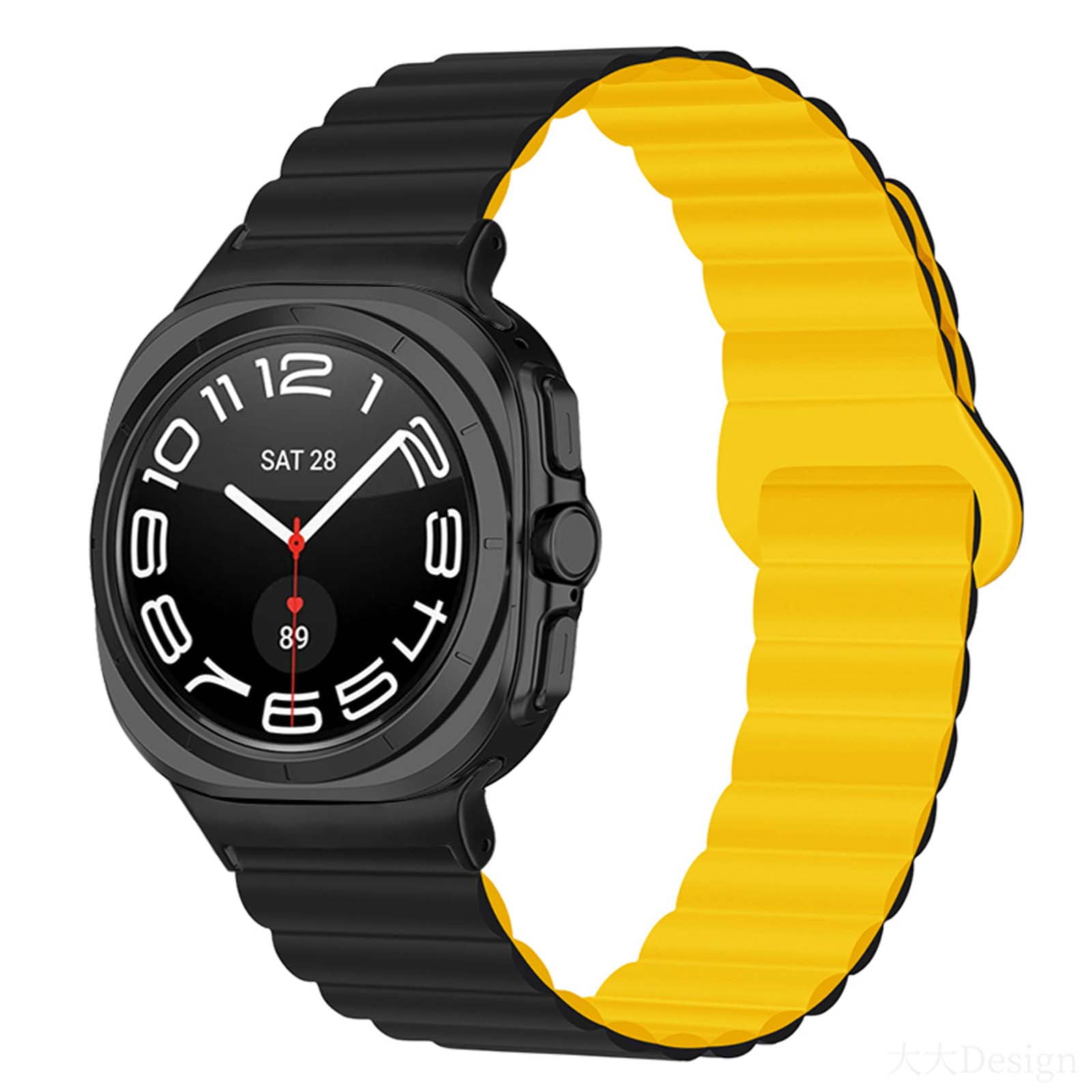 TECH CIRCLE Silicone Watch Bands for Samsung Galaxy Watch Ultra (47mm ...
