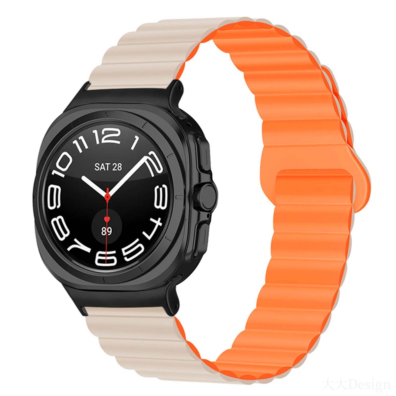 TECH CIRCLE Silicone Watch Bands for Samsung Galaxy Watch Ultra (47mm ...