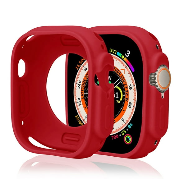 5 PCS Glass Case compatible with Apple Watch 44mm 45mm 41mm 40mm 42mm ...