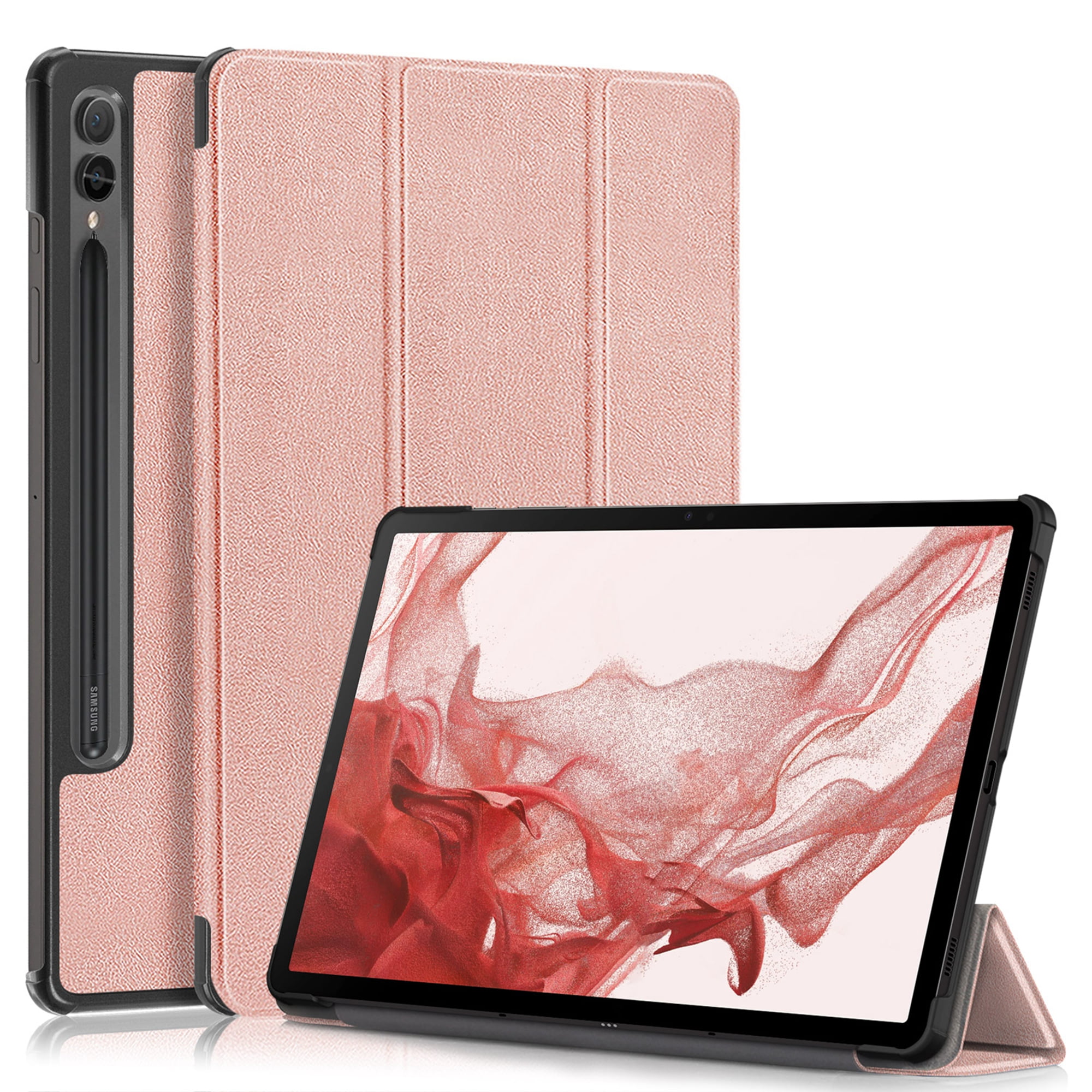 TECH CIRCLE Trifold Stand Cases for Galaxy Tab S9 Plus/S8 Plus/S7 FE/S7 ...