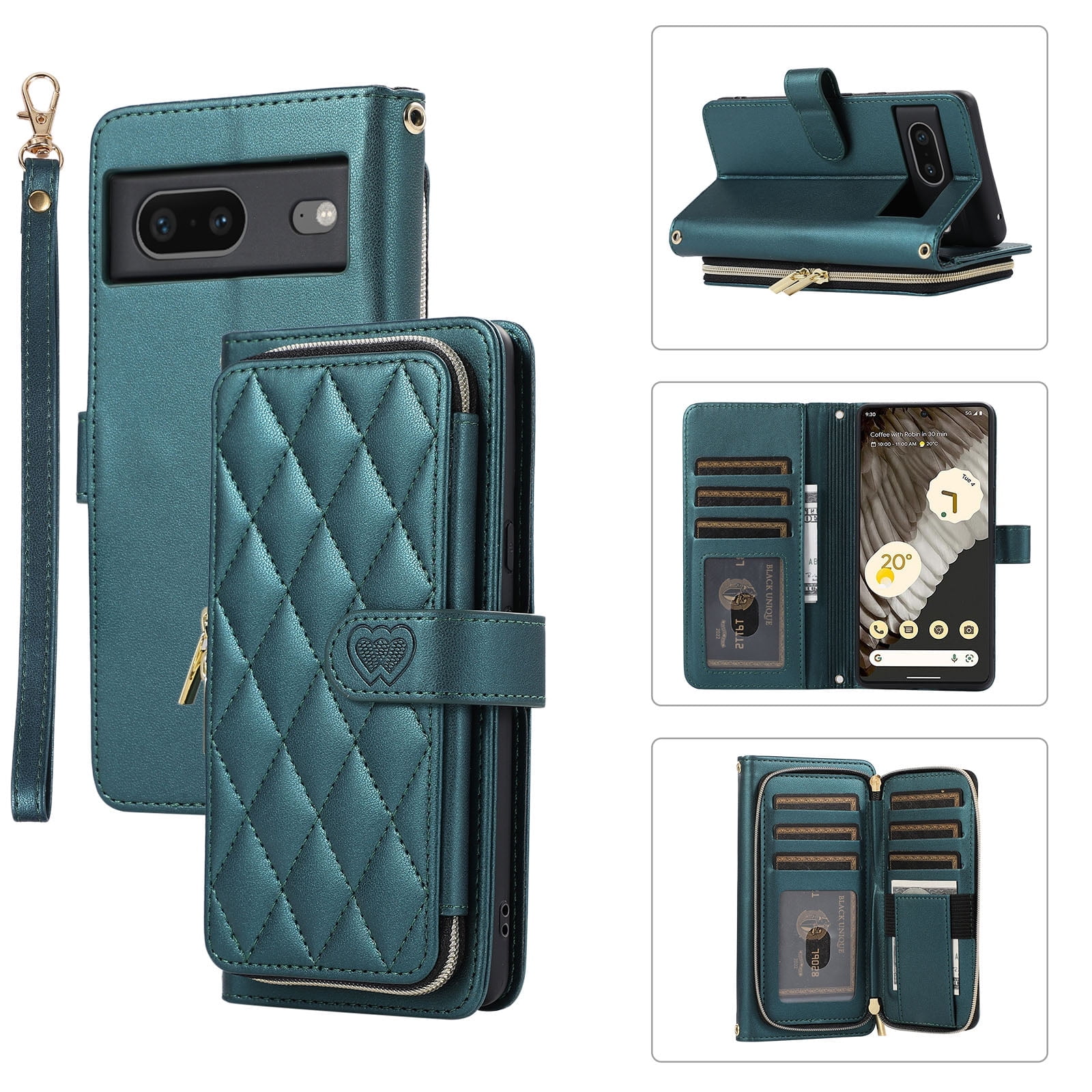 TECH CIRCLE Wallet Case For Google Pixel 7 Pro,PU Leather Magnetic Flip ...