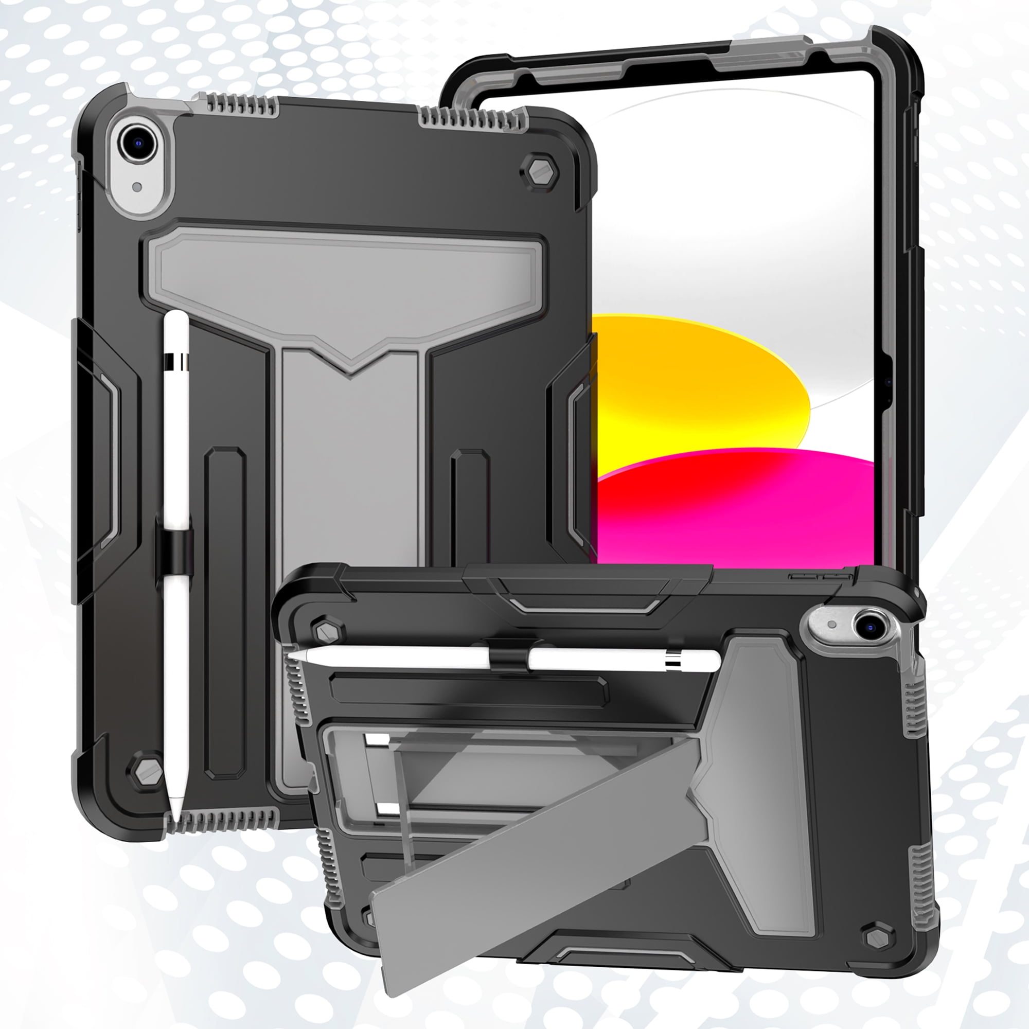 TECH CIRCLE iPad 10th Generation Case 2022,Shockproof Kids-Friendly ...