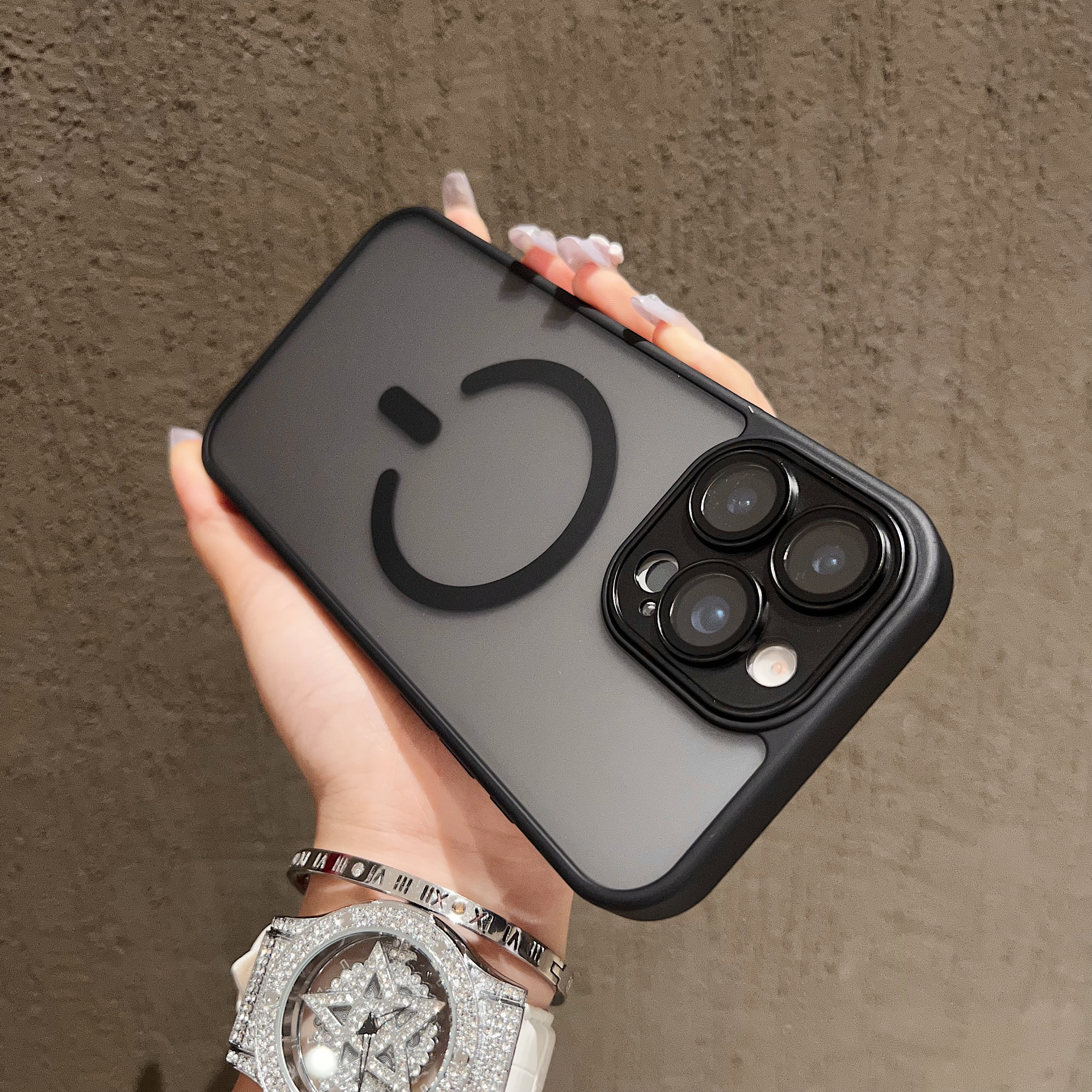 TECH CIRCLE for iPhone 15 Pro Magnetic Frosted Case Compatible with ...