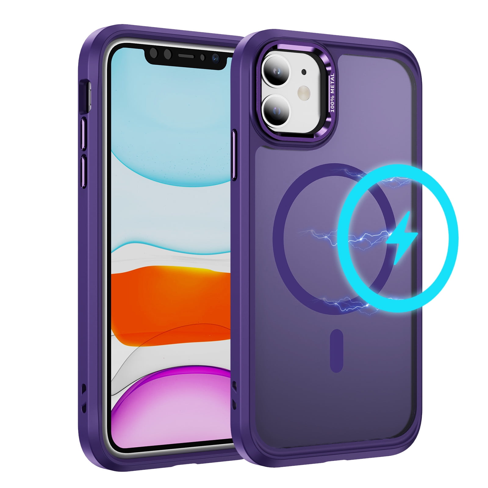 TECH CIRCLE For iPhone 16 Plus Translucent Back Case 6.7" 2024 Model ...