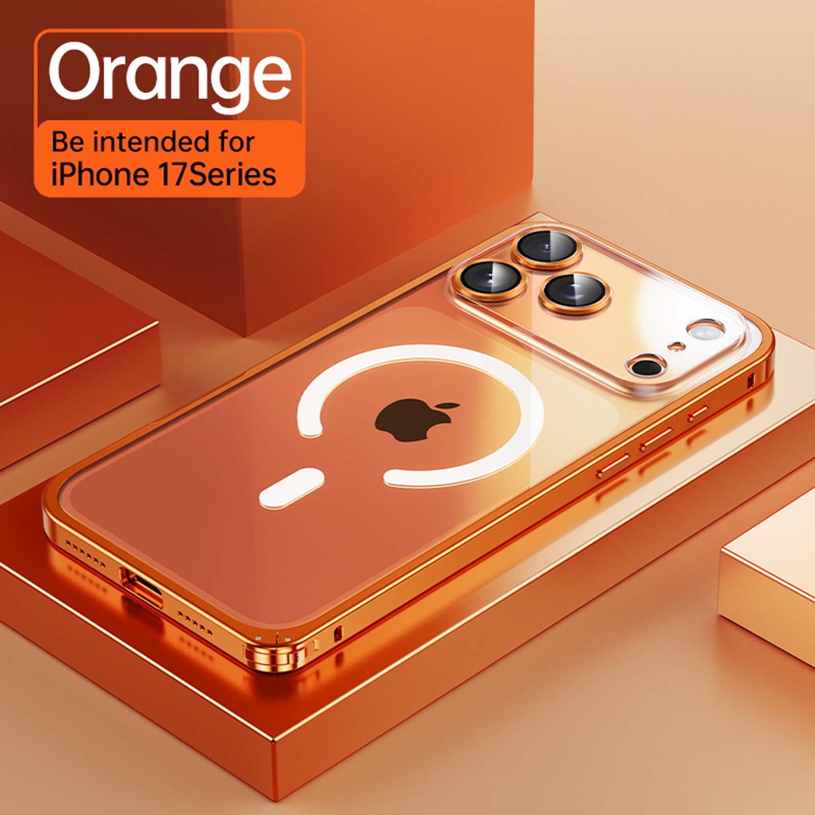 TECH CIRCLE for iPhone 17 Magnetic Plating Soft Clear Case with Full ...