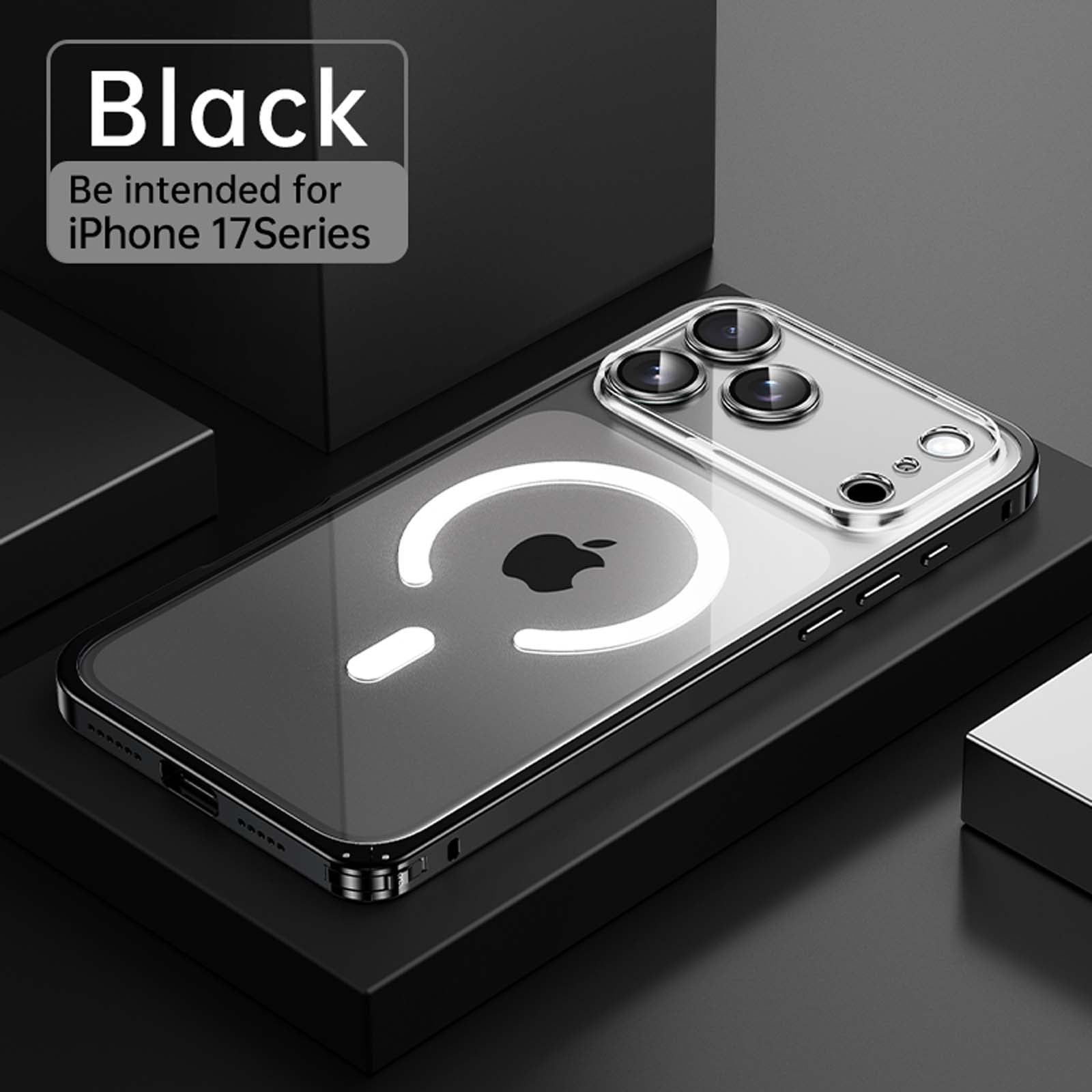 TECH CIRCLE for iPhone 17 Pro Magnetic Plating Soft Clear Case with ...