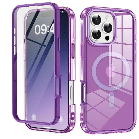 TECH CIRCLE for iPhone Air Hard PC Magnetic Case, [Built in Screen ...