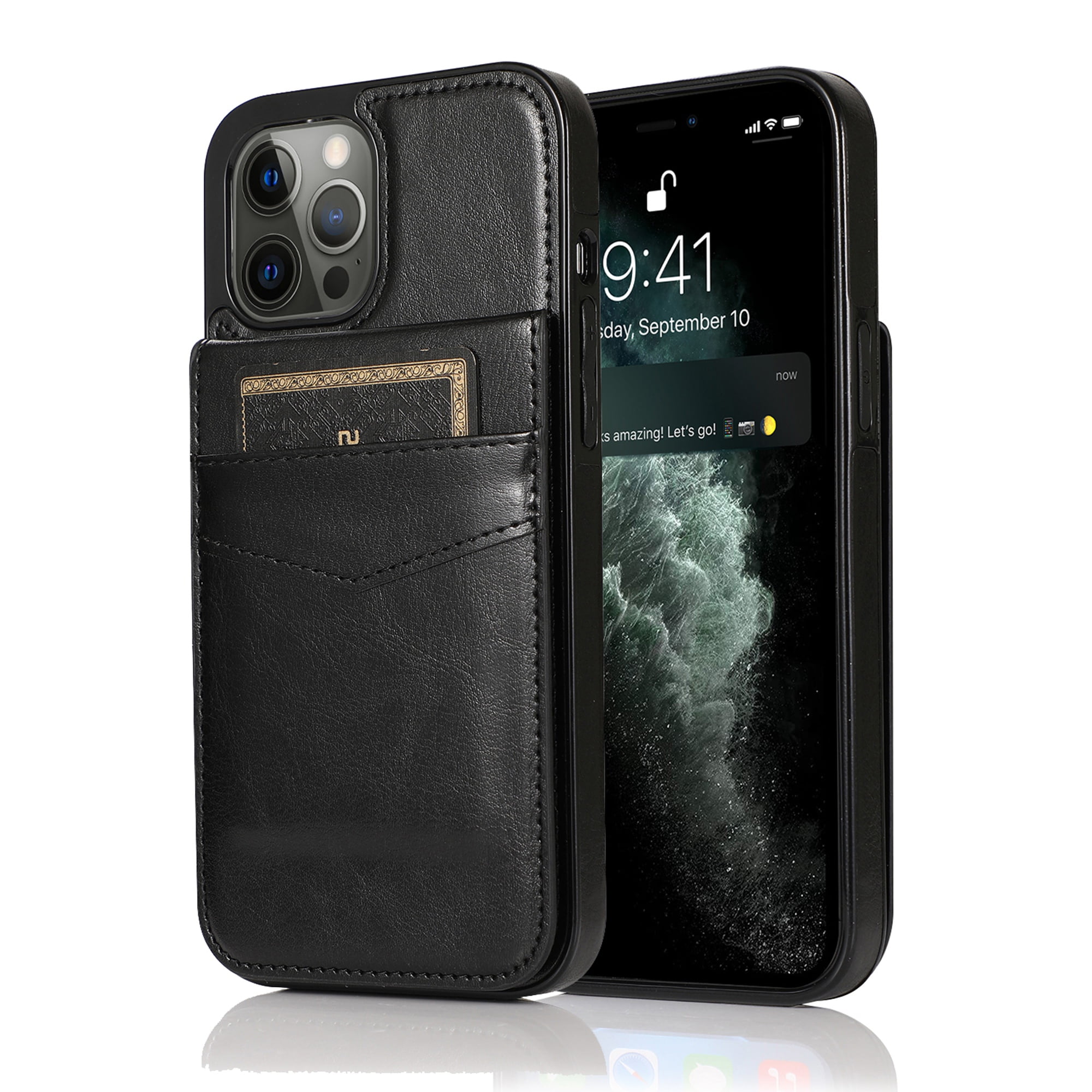 TECH CIRCLE iPhone XS/iPhone X Case,Premium PU Leather Magnetic Clasp ...