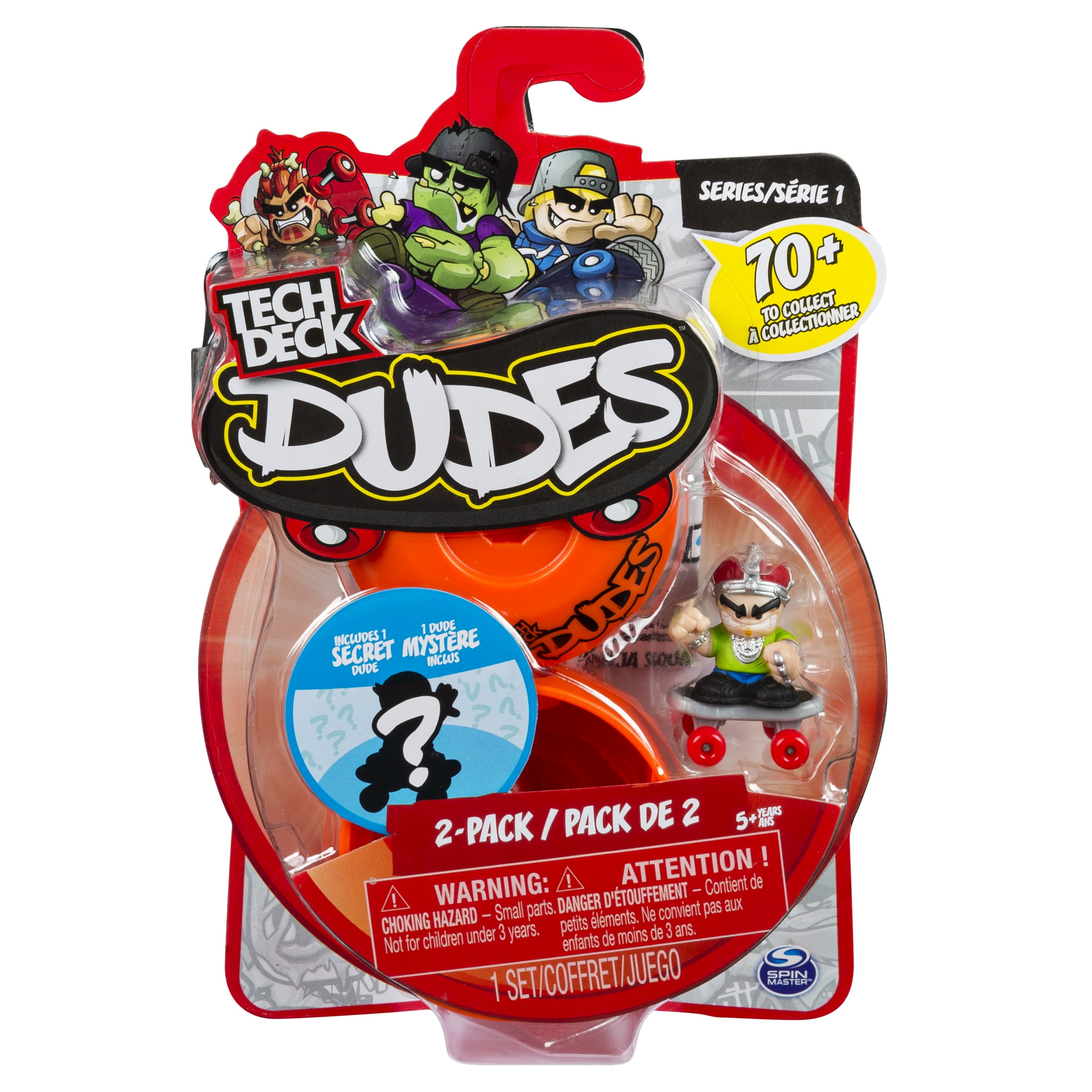 TECH DECK Series 1 Dudes Collectible Skater Figures with Boards, Ages 5 ...