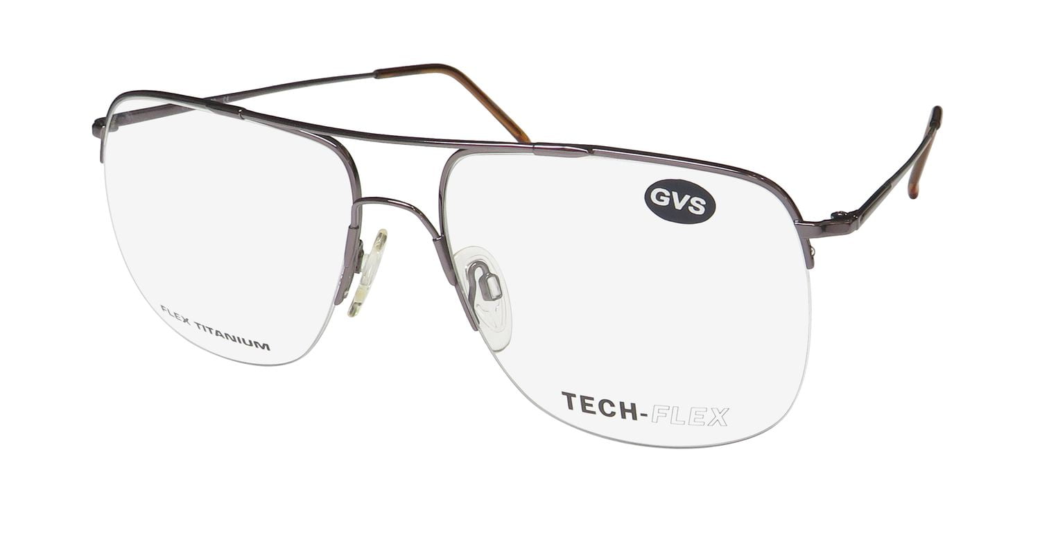 TECH-FLEX 1017 TITANIUM EYEGLASS FRAME/GLASSES "ITALIAN MAFIA BOSS ...