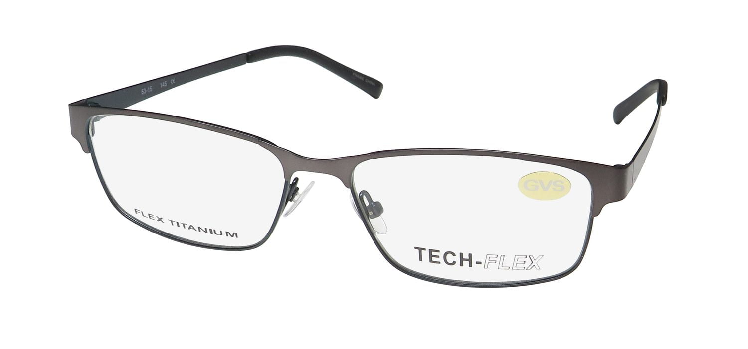 TECH-FLEX 1701 TITANIUM EYEGLASS FRAME/GLASSES ALLERGY FREE AFFORDABLE ...