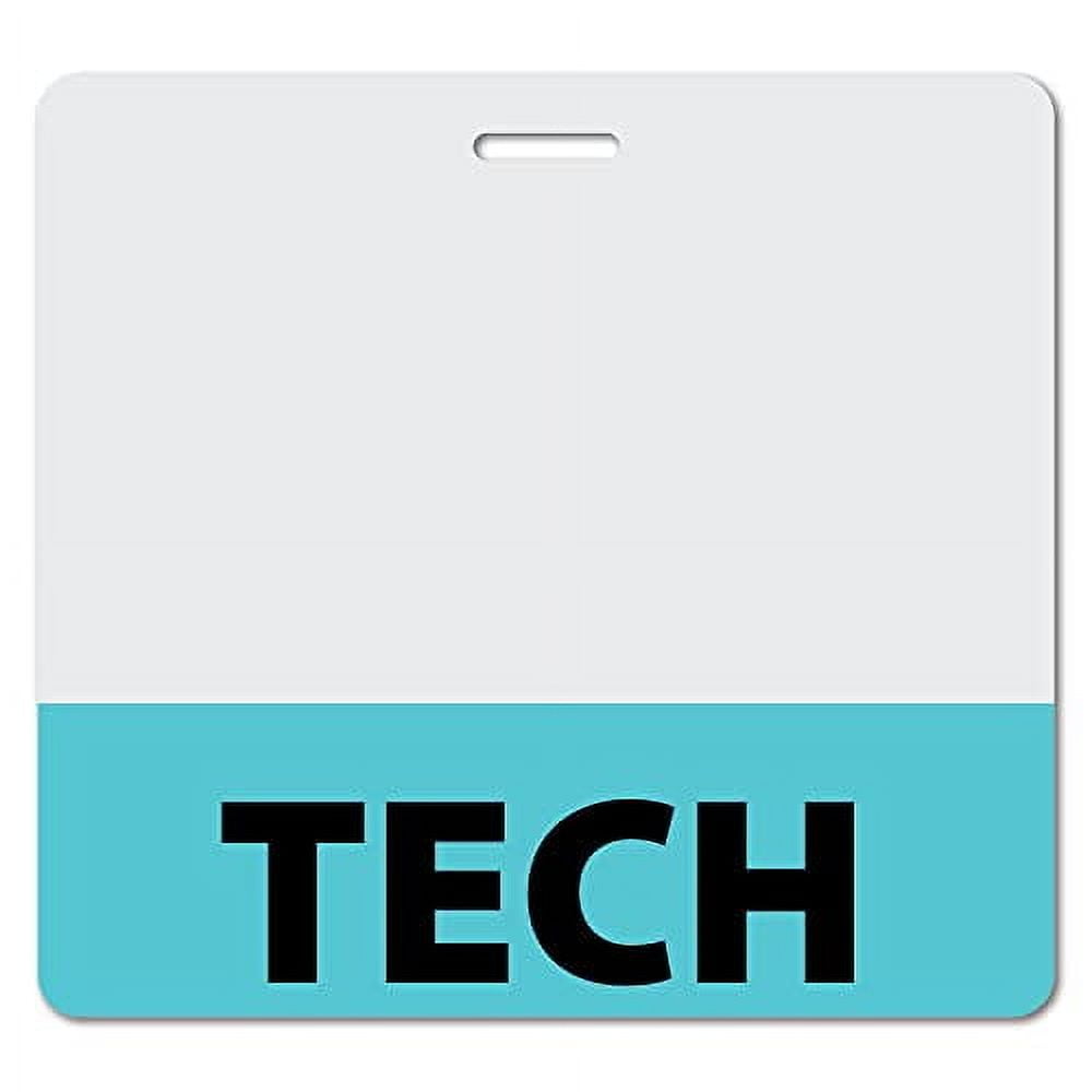 TECH Heavy Duty Horizontal Teal (20 Pack) - Spill & Tear Proof Cards - 2 Sided USA Printed Quick ...