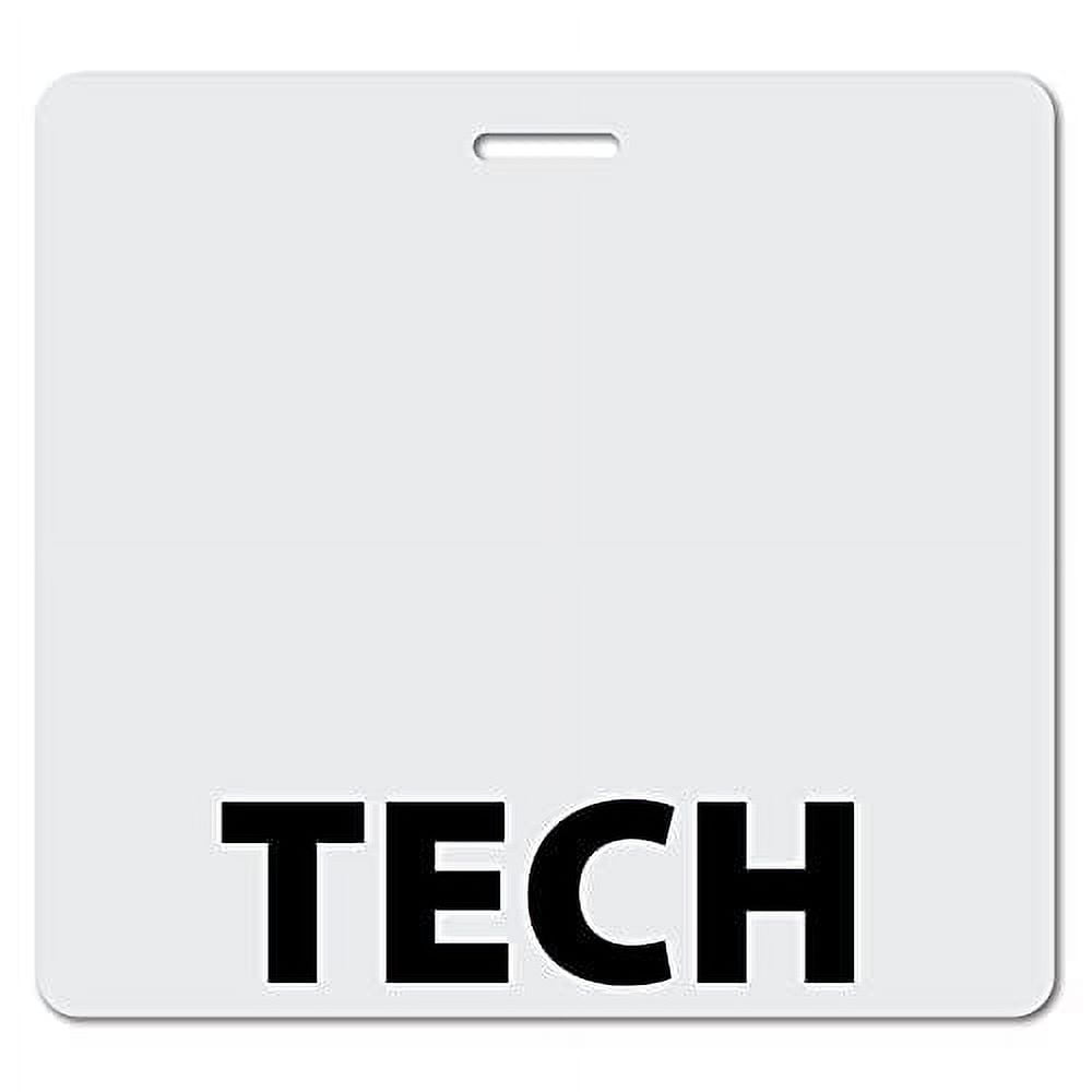 TECH Heavy Duty Horizontal White (20 Pack) - Spill & Tear Proof Cards ...