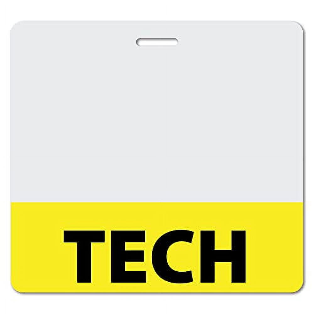 TECH Heavy Duty Horizontal Yellow (20 Pack) - Spill & Tear Proof Cards ...