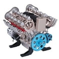 ENGINEKIT Teching 1:3 Metal V8 Car Engine Model Kit Mechanical DIY ...