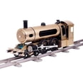 TECHING All Aluminum Steam Locomotive Tracks Stem Train Assembly Kit ...