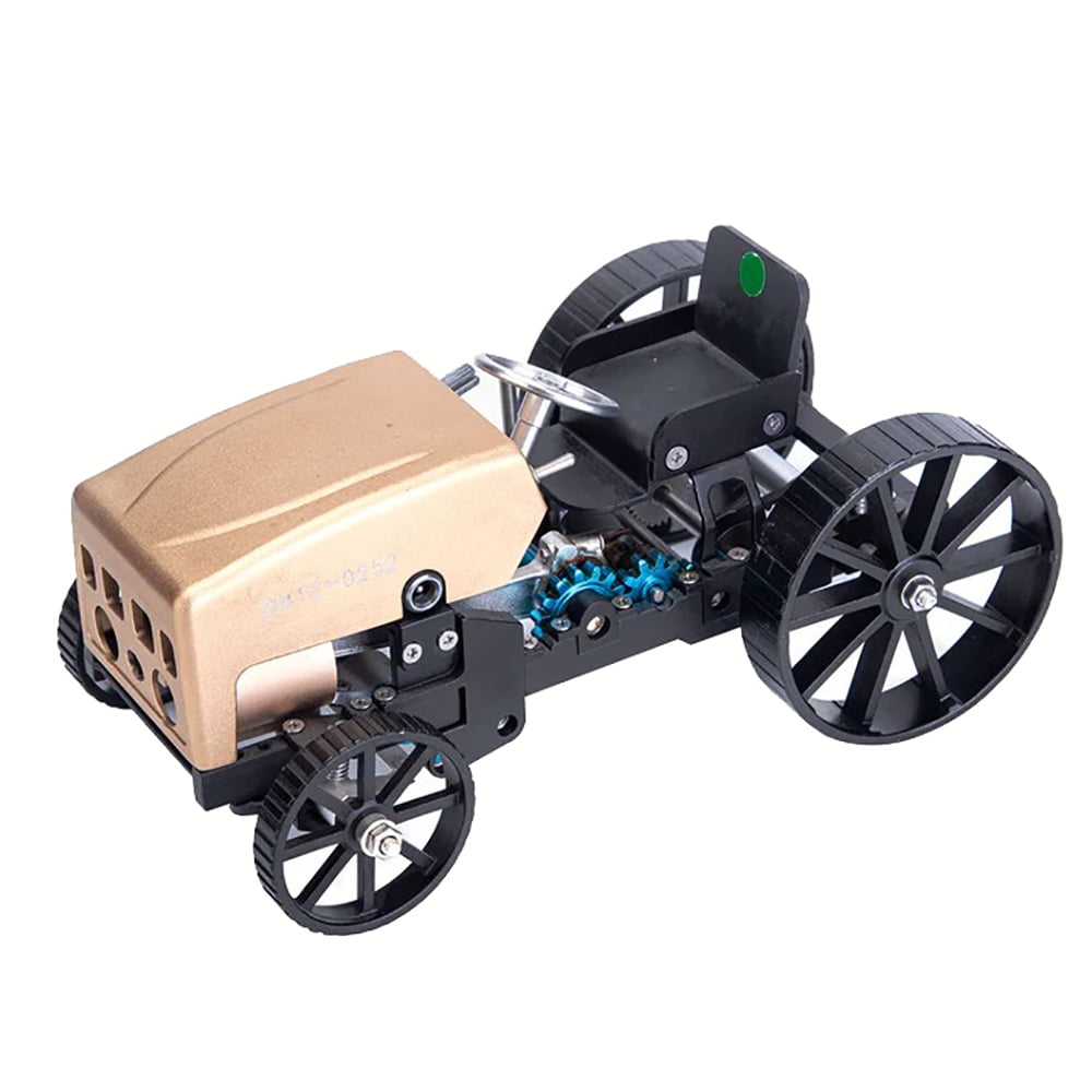 TECHING Creative Retro Tractor & Car Metal RC Assembled Model Kit ...