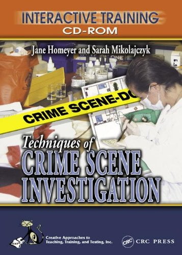Techniques of Crime Scene Investigation Interactive Training CD-ROM ...
