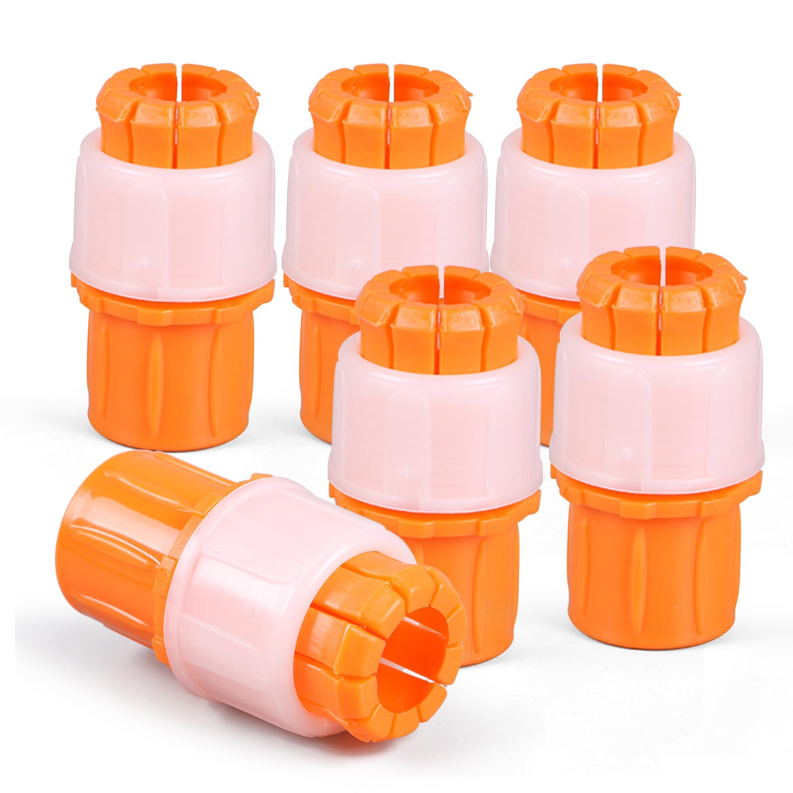 TECHPLUS 6 Pcs Universal Tap Adapter - Faucet Connector for Indoor ...