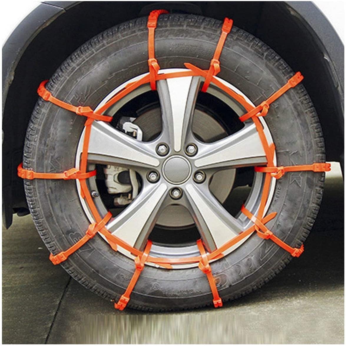 TECHTONGDA 10pc Snow Tire Chain for Car Truck SUV Anti-Skid Winter ...