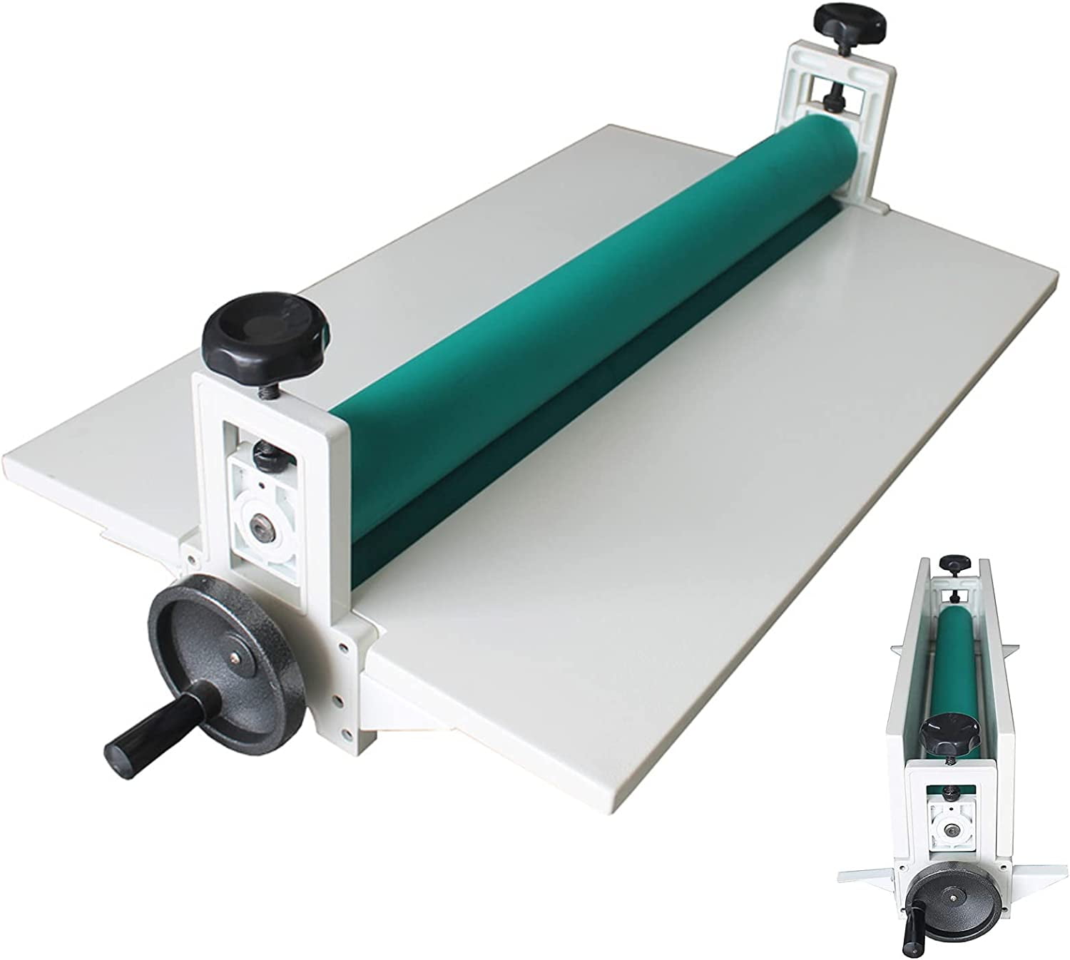 TECHTONGDA 14 Inch Cold Laminator Machine Hand Crank Pressure Cold Roll ...