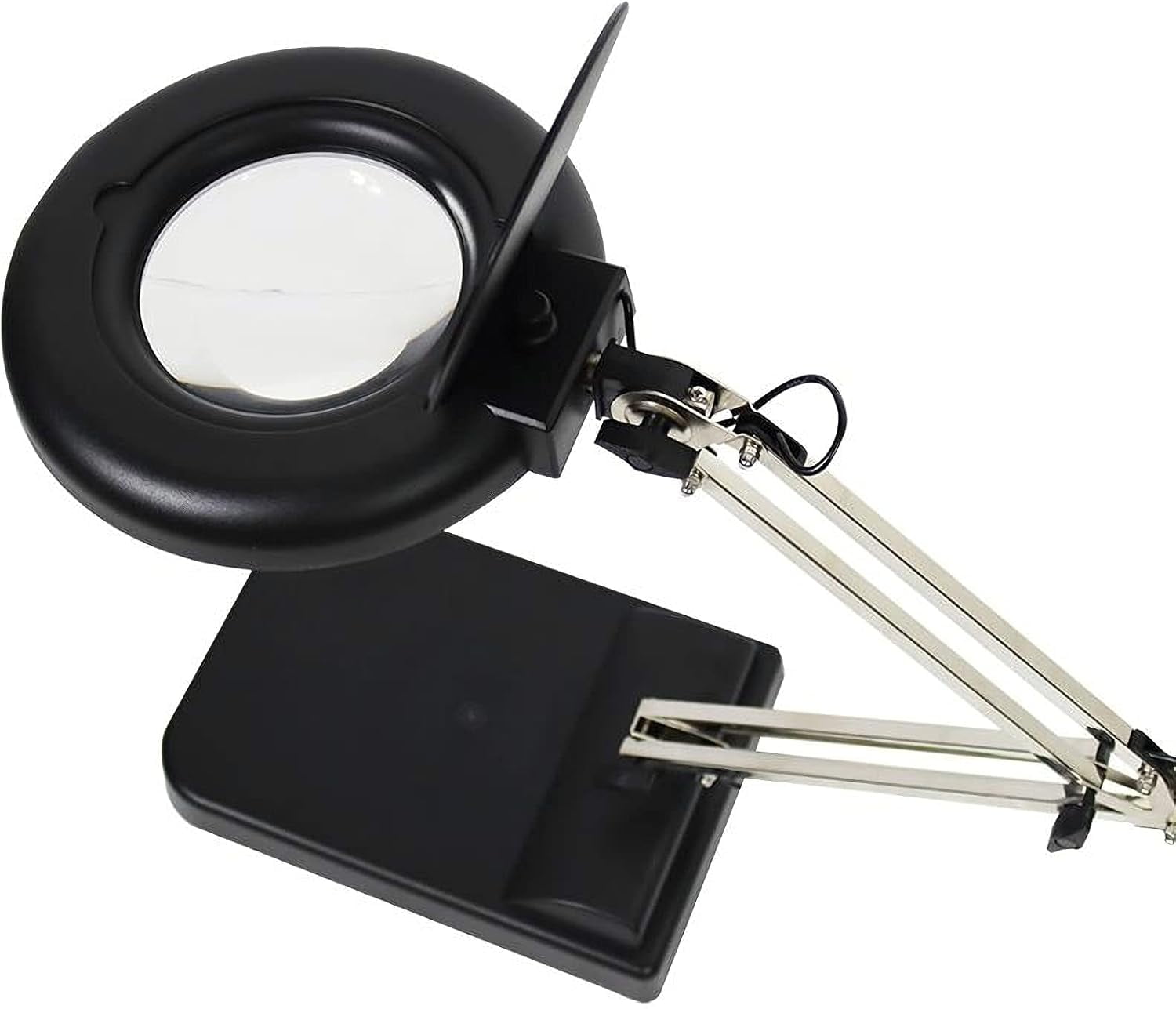 TECHTONGDA 30X Magnifier Light Amplification Table Black Lamp LED ...