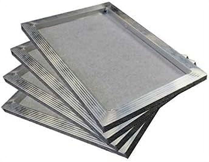 TECHTONGDA 4 Aluminum Silk Screen Printing Press Screens Frame Mesh 16 ...