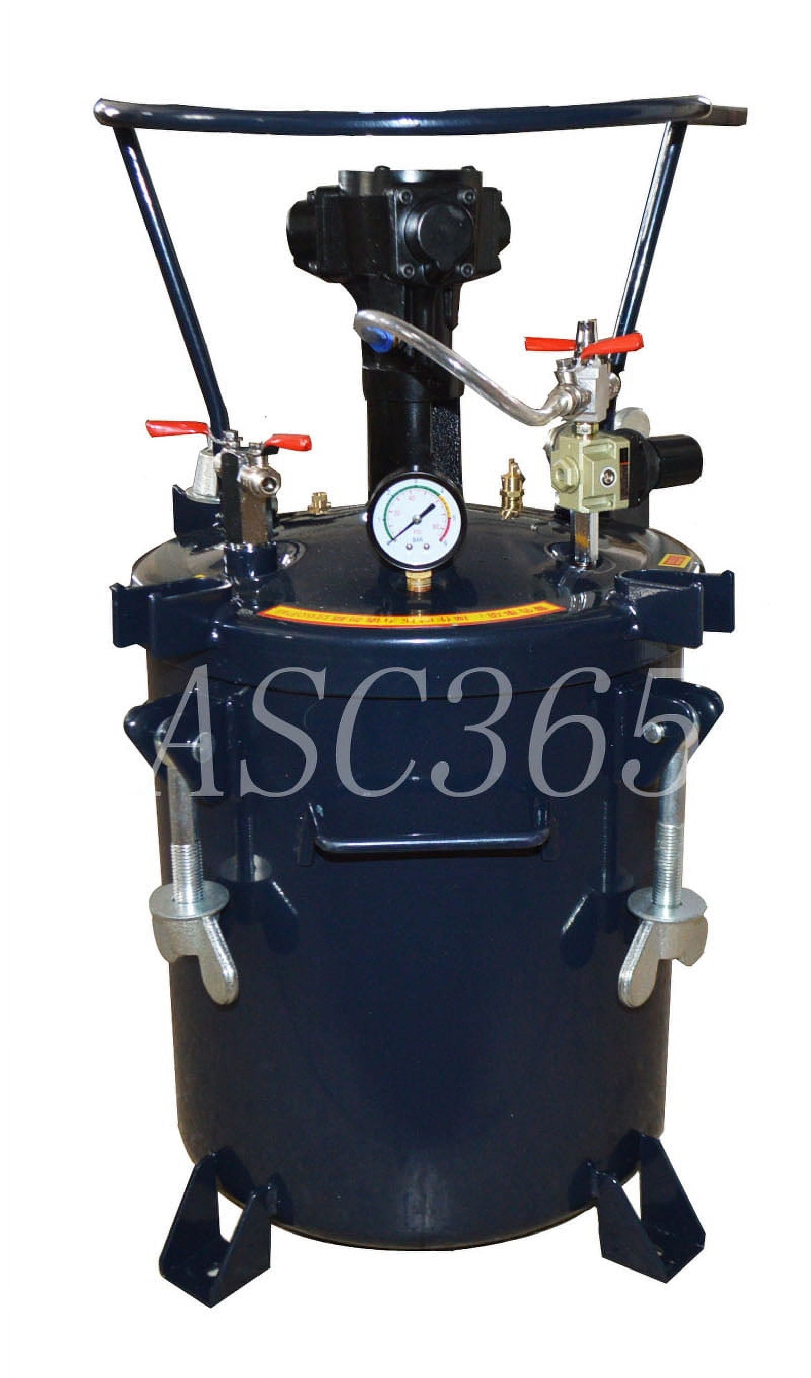 TECHTONGDA 5 Gal Paint Mixer 20L Pressure Agitator Bucket Paint Pot ...