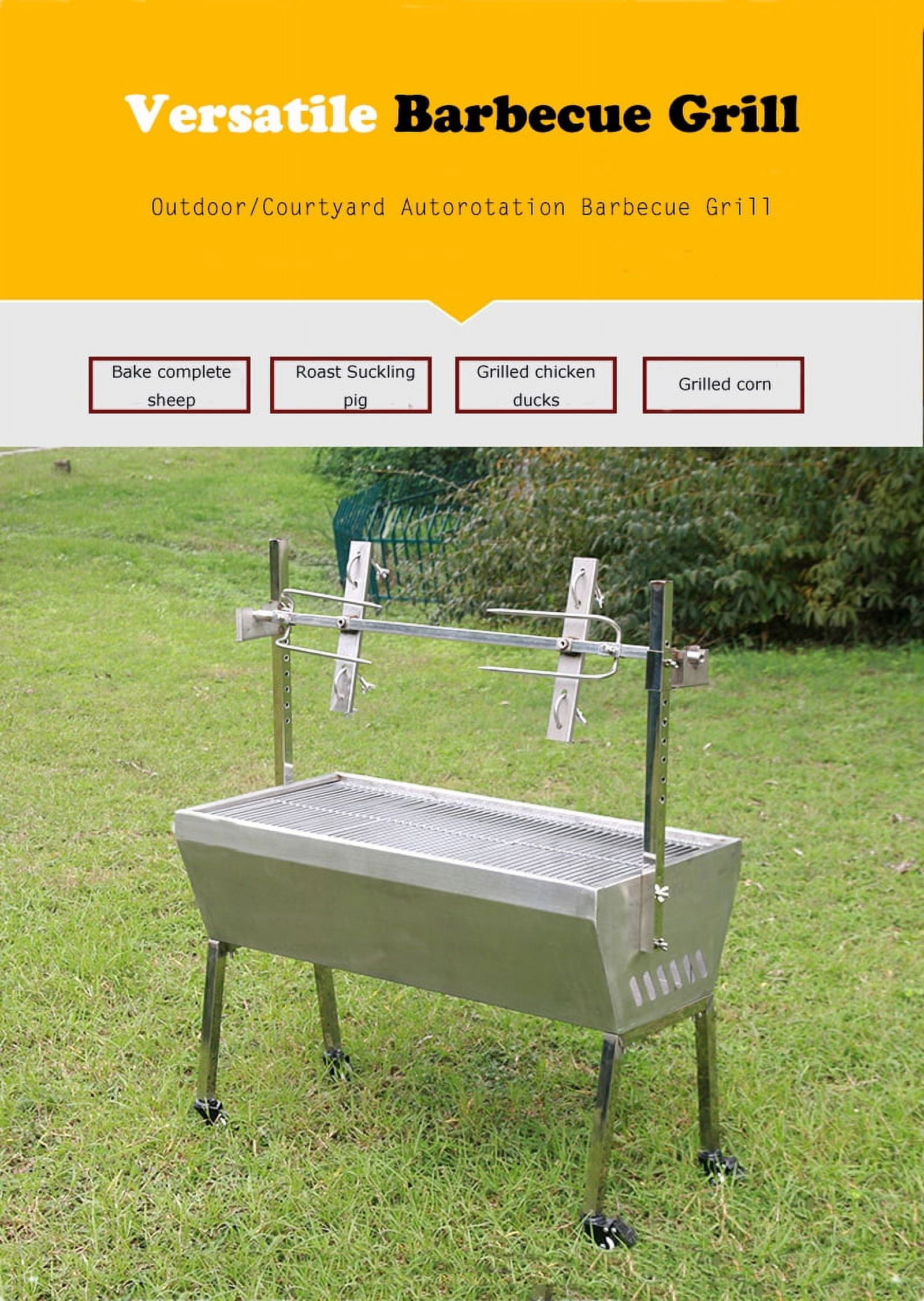 TECHTONGDA BBQ Grills Outdoor 46" Barbecues Grills Stainless Steel Goat ...