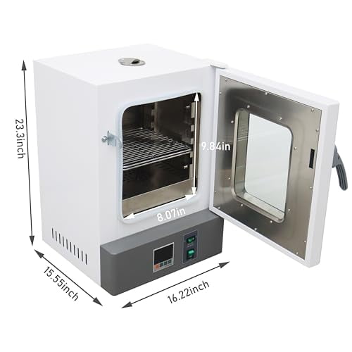 TECHTONGDA Digital Forced Air Convection Drying Oven Heat Treat Industrial Lab Temperature ...