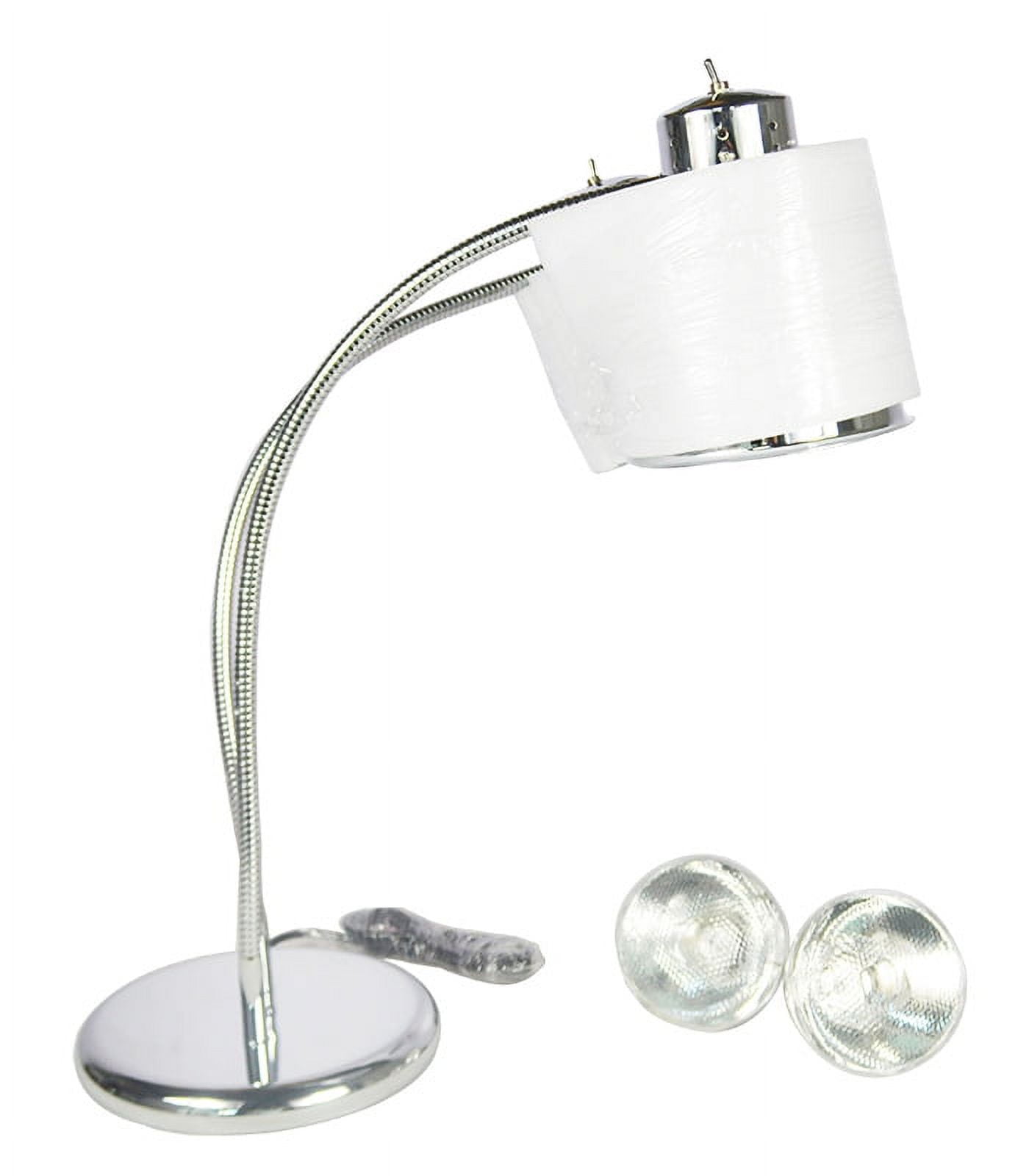 TECHTONGDA Dual Food Heat Lamp 2 Bulb Countertop French Fries Fried ...