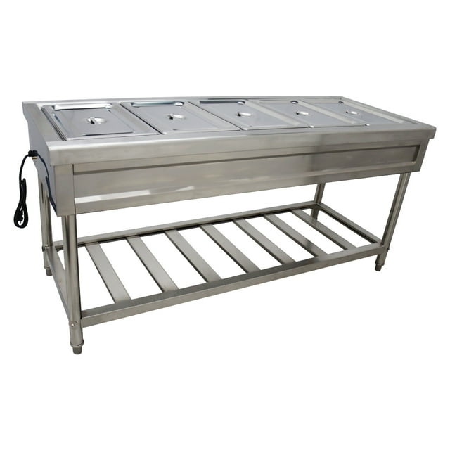 TECHTONGDA Electric Commercial Bain-marie Buffet Food Warmer Steam ...