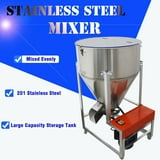TECHTONGDA 201 Stainless Steel Feed Mixer, 100kg/220Lbs, for Food ...