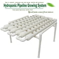Techtongda Hydroponic Indoor Vegetable Planter System, 54 Holes, Food ...