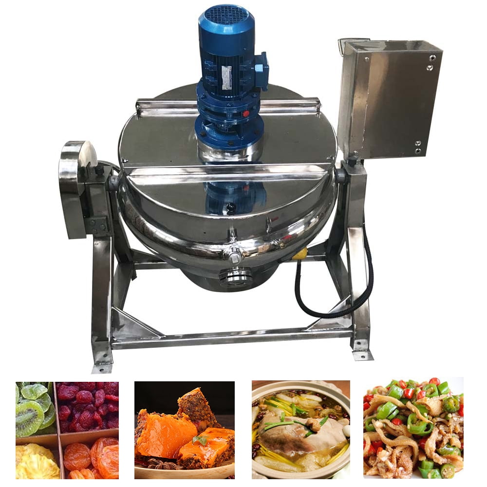 TECHTONGDA Jacketed Kettel Manual Tilt Kettle Stainless Steel with ...