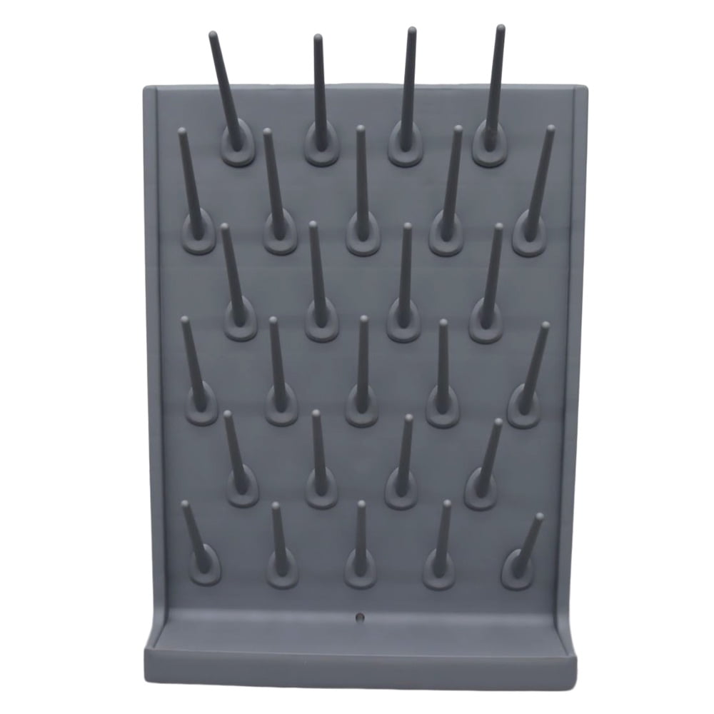 TECHTONGDA Lab Supply Wall Desk Drying Rack 27 Pegs Cleaning Equipment ...