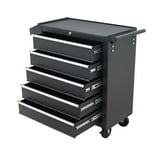 "TECHTONGDA Large Mobile Rolling Chest Tool Box, 5-Drawer Storage ...