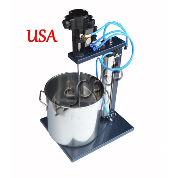 TECHTONGDA Paint Mixer Shaker 5 Gallon Pneumatic Mixer with Stand and 2 ...