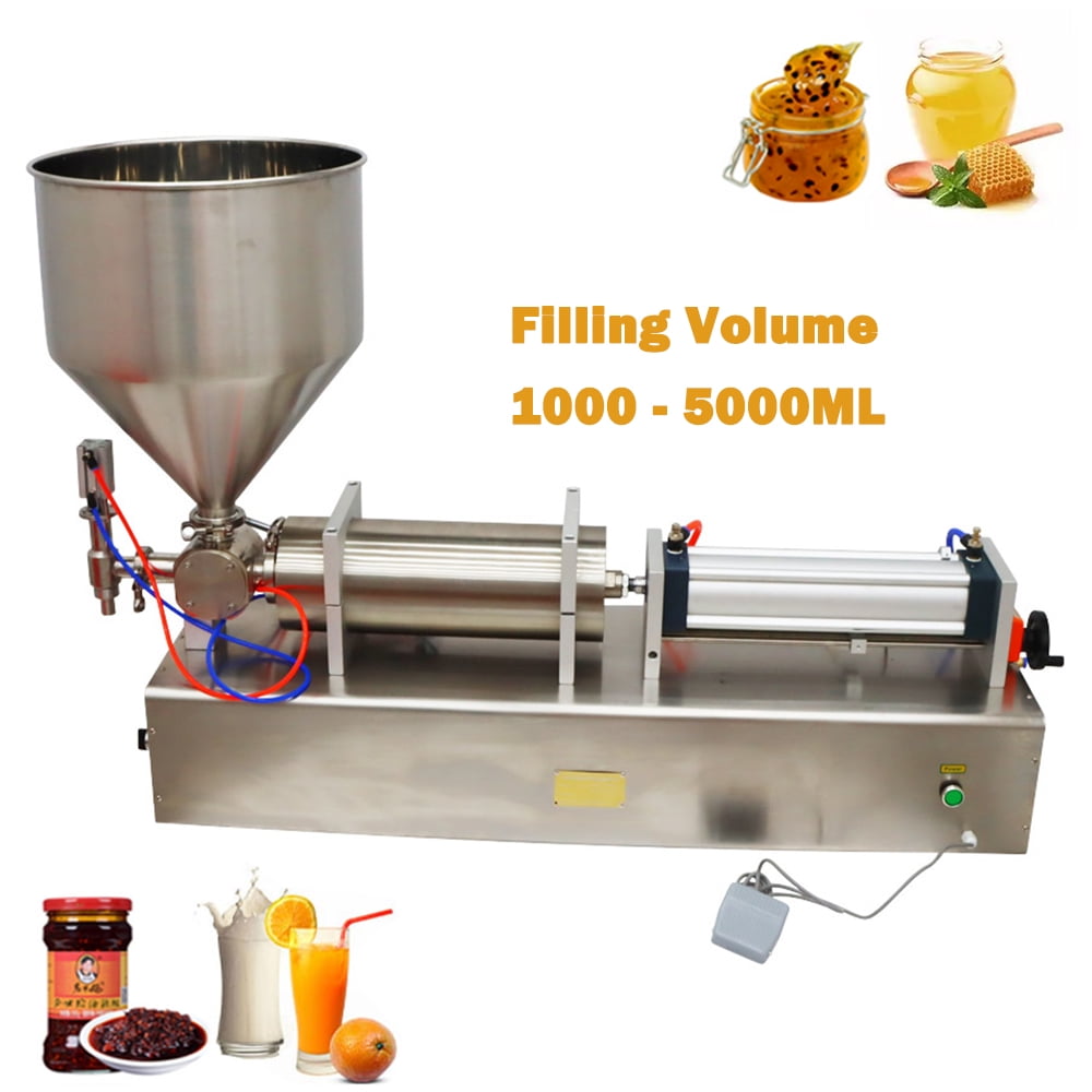TECHTONGDA Paste Liquid Filling Machine Pneumatic 1000-5000ml Stainless ...