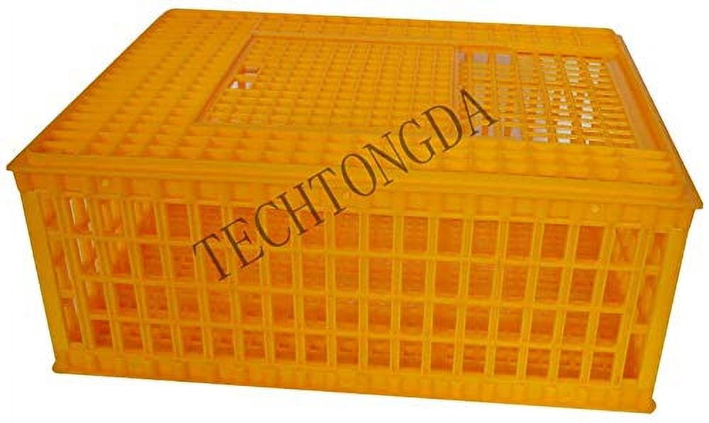 TECHTONGDA Poultry Transport Crate Cage Box for Chicken Duck Goose 29 ...