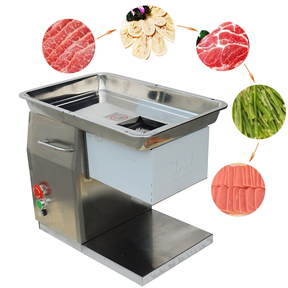 TECHTONGDA Qx Electric Meat Slicer Machine, Stainless Steel Ground Meat ...