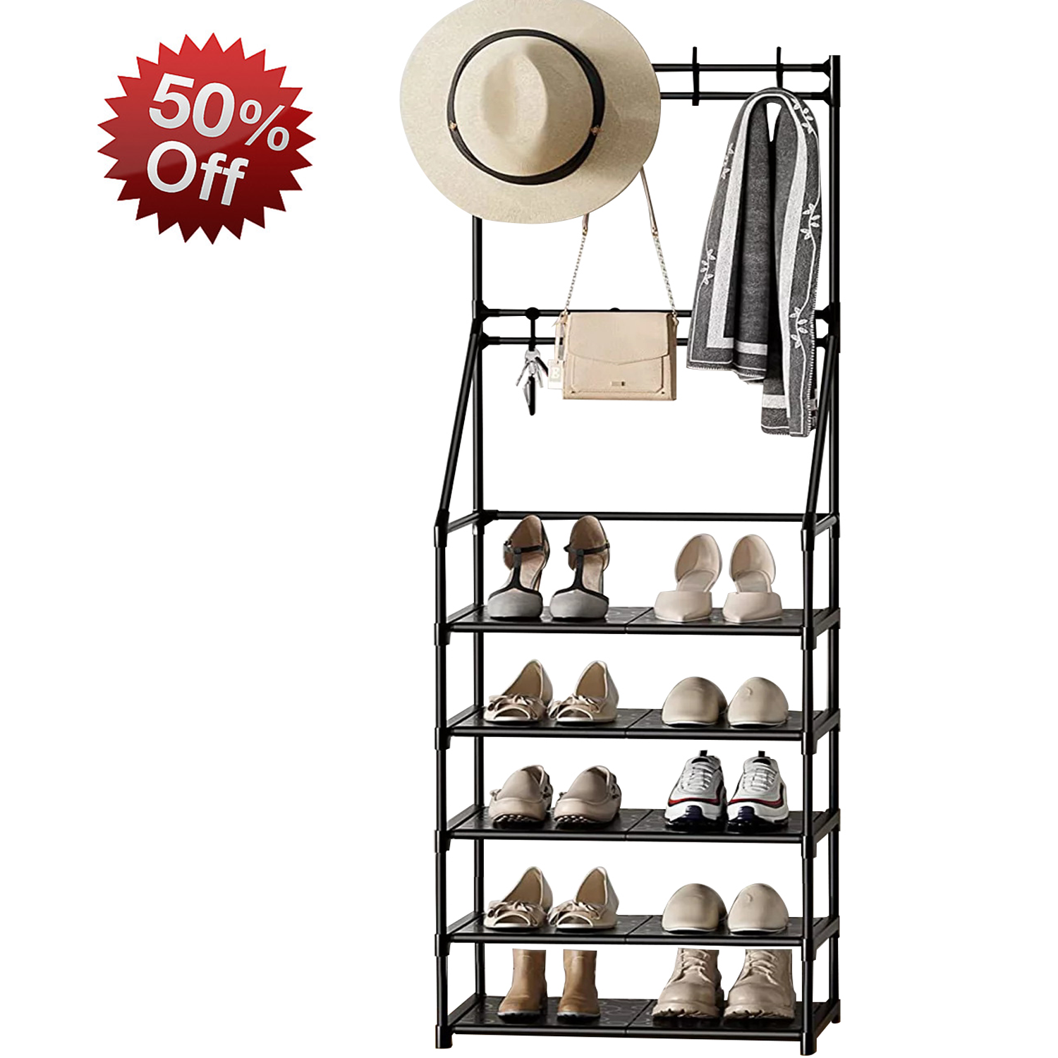 DWVO Coat Rack Shoe Bench Set, Wall Coat Rack with Shoe Storage ... DWVO Coat Rack Shoe Bench Set, Wall Coat Rack with Shoe Storage ...