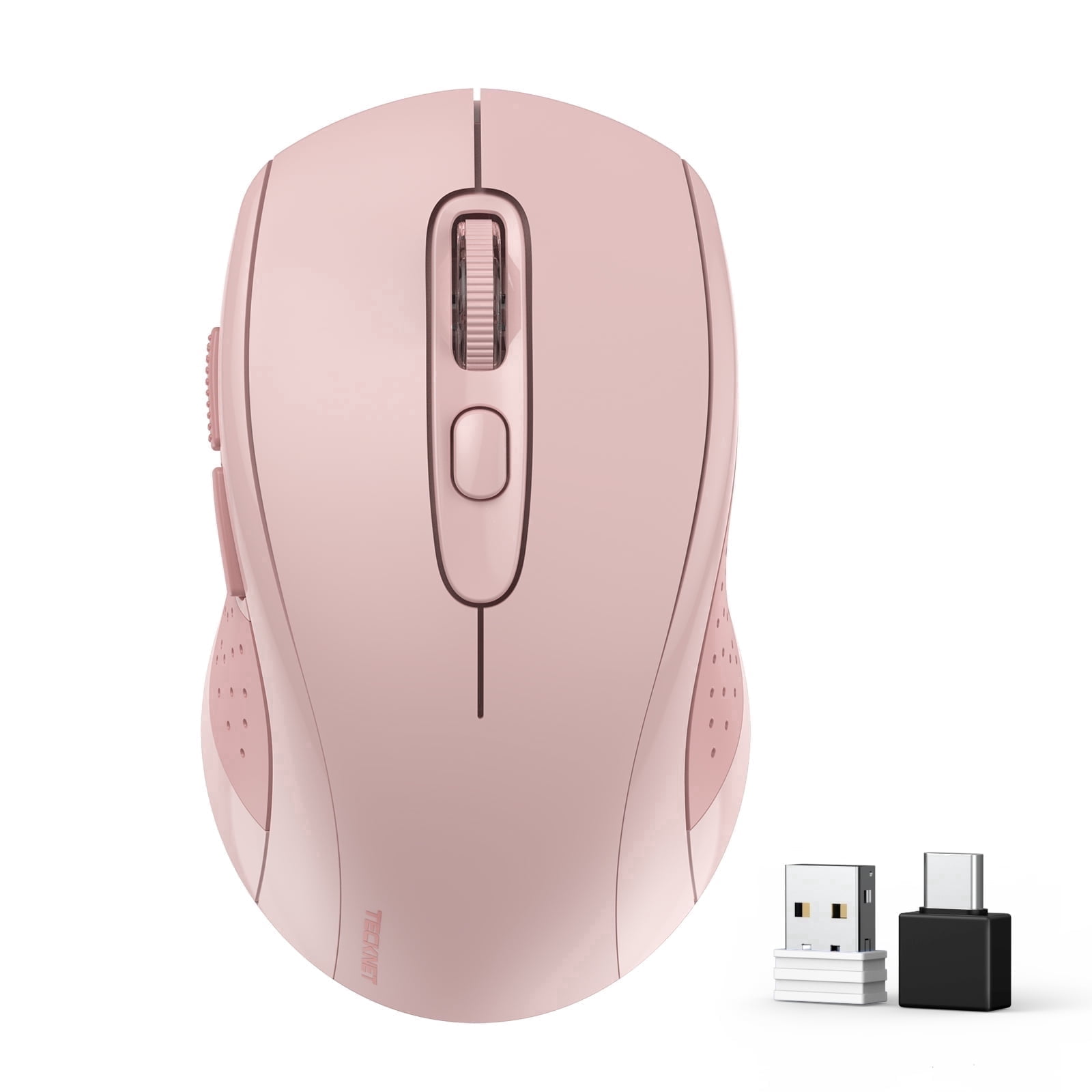TECKNET Bluetooth Mouse, 4000DPI Wireless Mice for Laptop 2-in-1(BT 5.0 ...