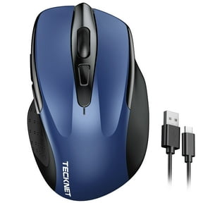 Onn 5-Button Wireless Bluetooth Mouse, Ergonomic Design, USB-A Nano ...