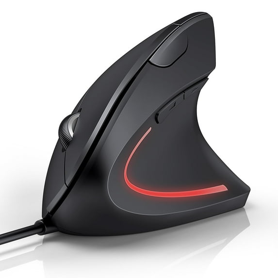 TECKNET Wired Mouse, 6400 DPI Ergonomic Mouse 6 Buttons Silent Mice 4 ...